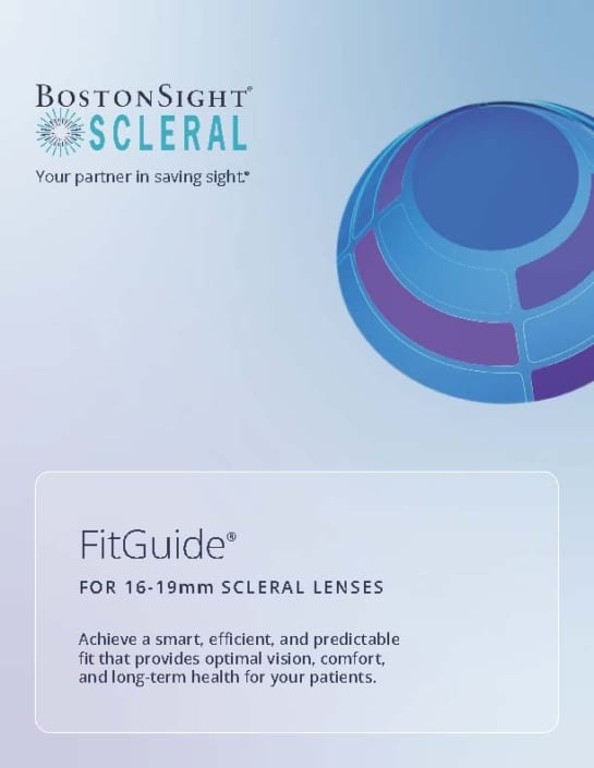 BostonSight SCLERAL | Fitting Guide| Practitioners