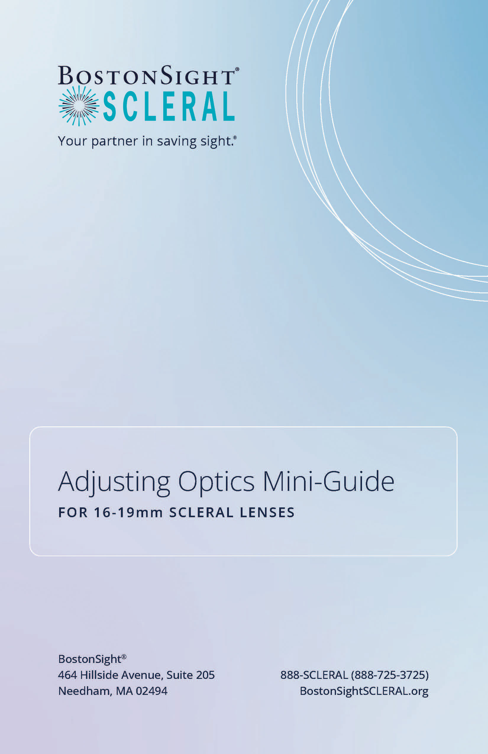 BostonSight SCLERAL | Fitting Guide| Practitioners