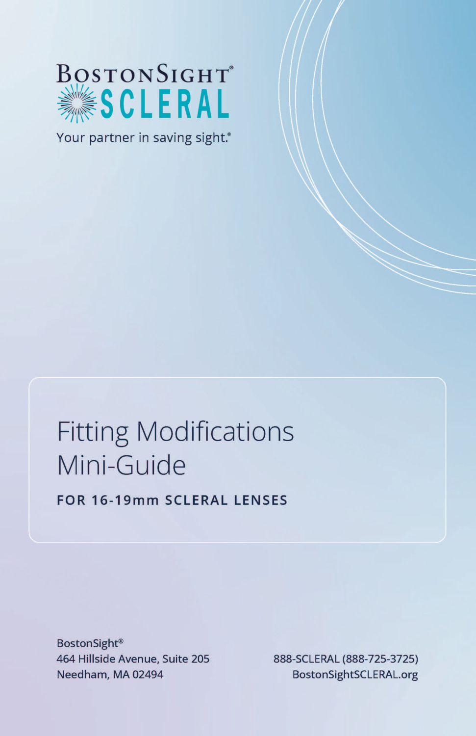 BostonSight SCLERAL | Fitting Guide| Practitioners