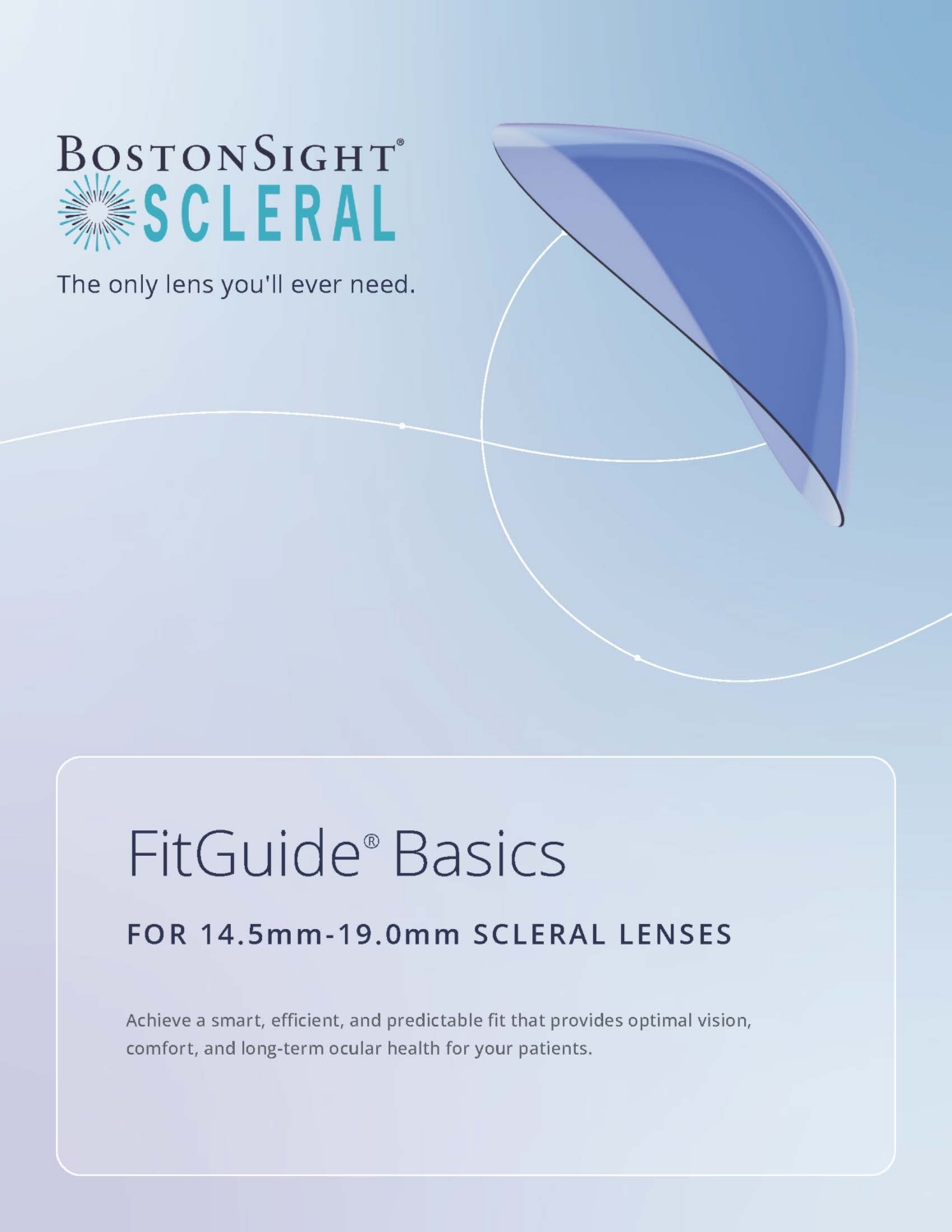 BostonSight SCLERAL | Fitting Guide| Practitioners